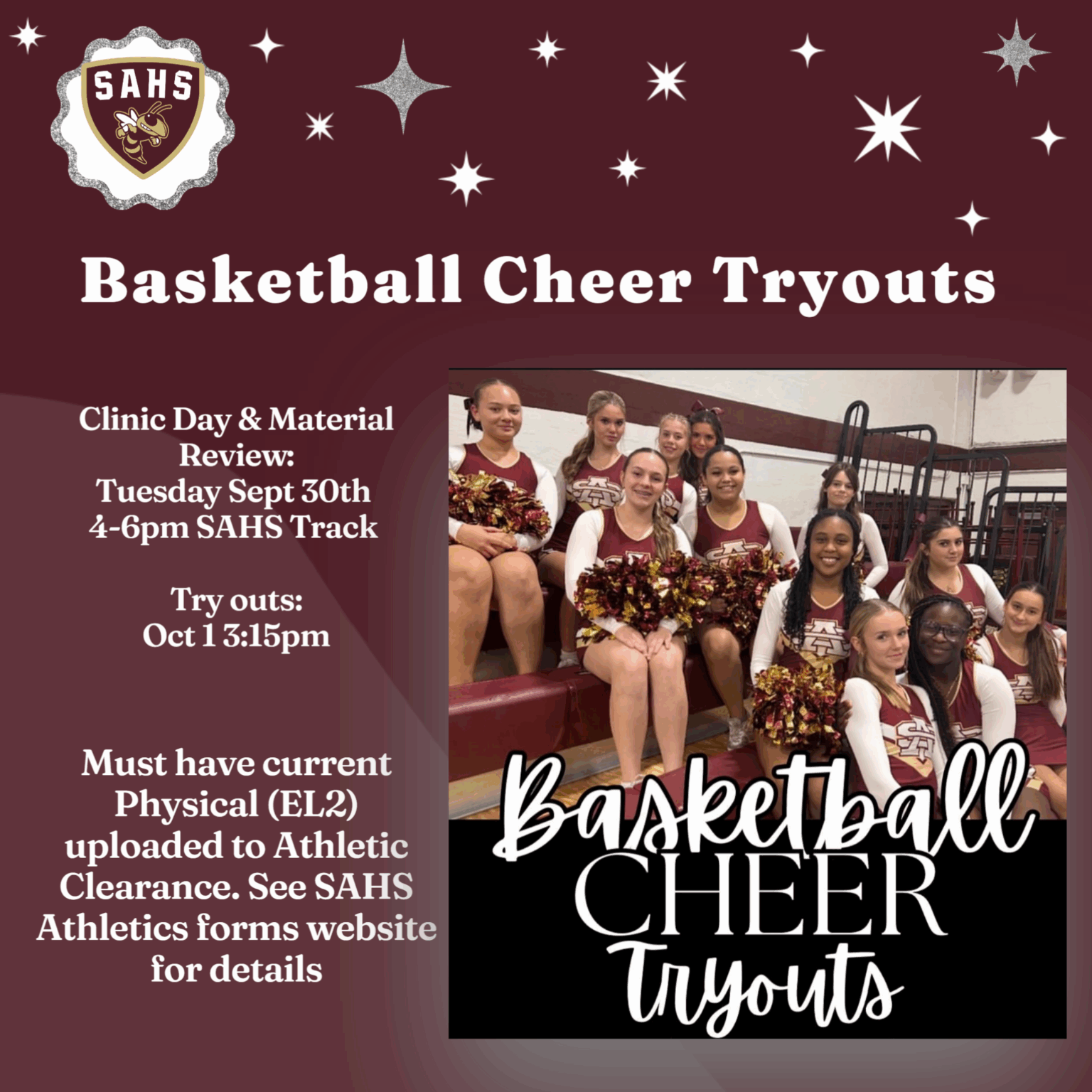 Tryout Information – SAHS Athletics